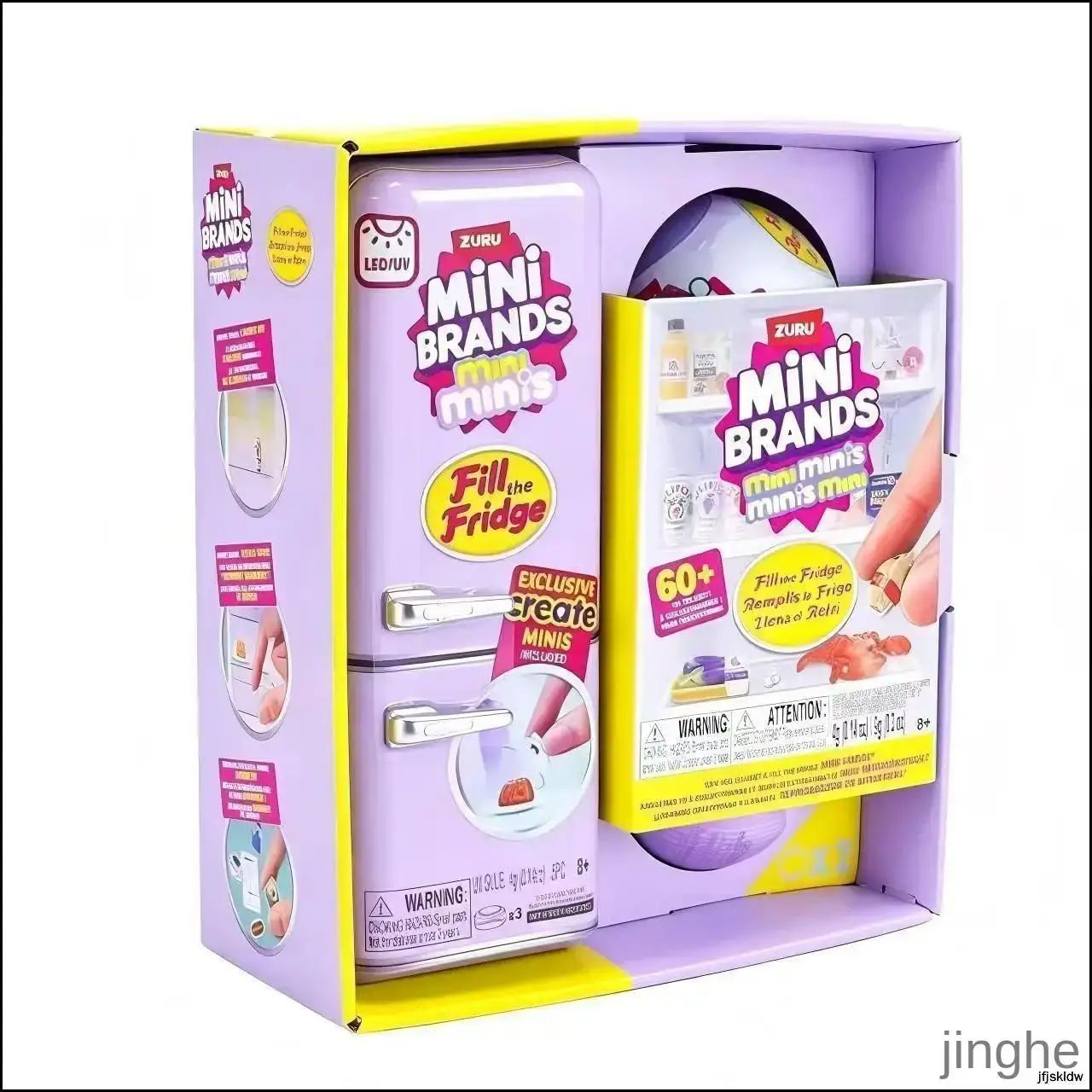 Мини-холодильник toy blind box set игровой домик маленький мини-холодильник minibrands креативный игрушечный мяч