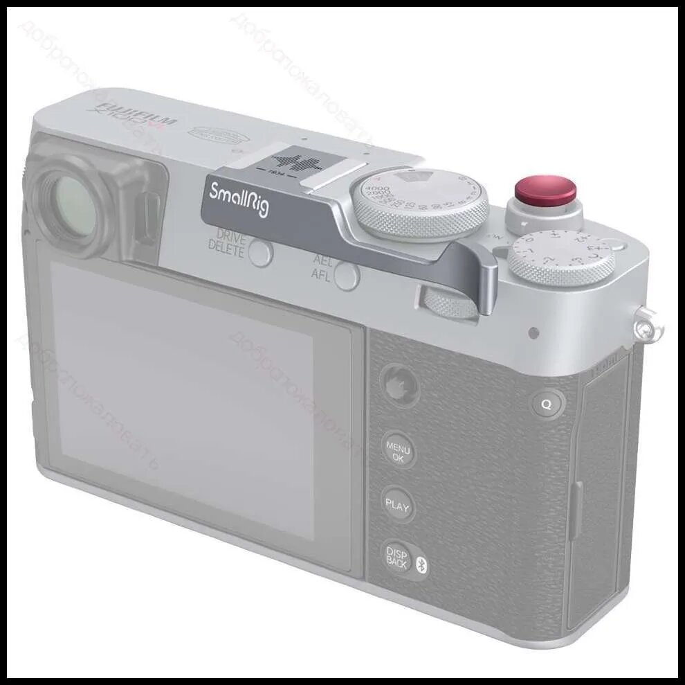 Упор для большого пальца SmallRig 4566 Thumb Grip для Fujifilm X100VI / X100V Серебро
