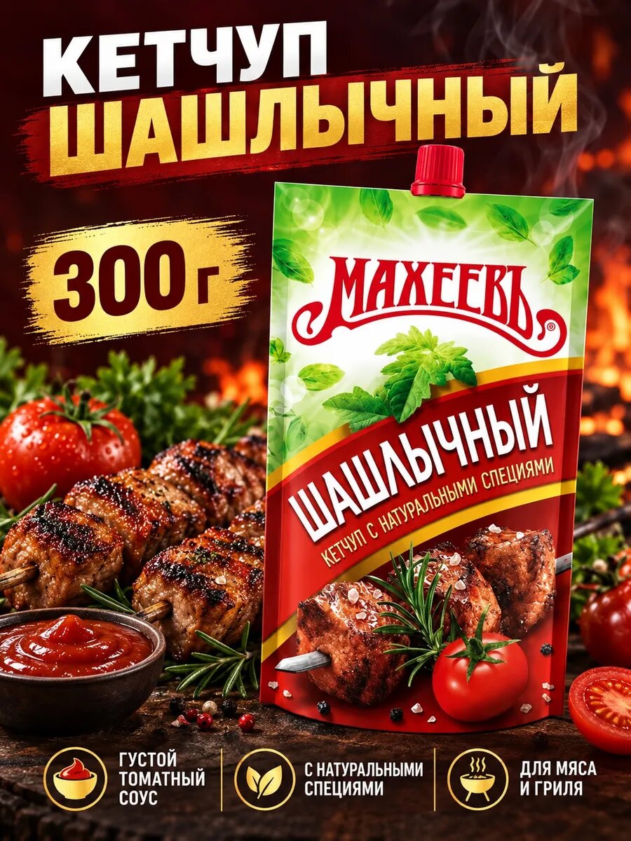 Набор кетчуп 1 упаковка 300 грамм 3 штуки