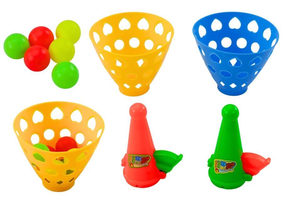 Игра на ловкость Lean Toys пусковая установка для мячей, 20х12,5 см