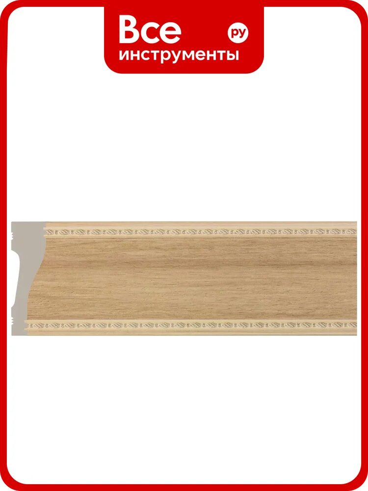 Потолочный плинтус Cosca Decor 192-11 60 мм, миндаль СПБ019676