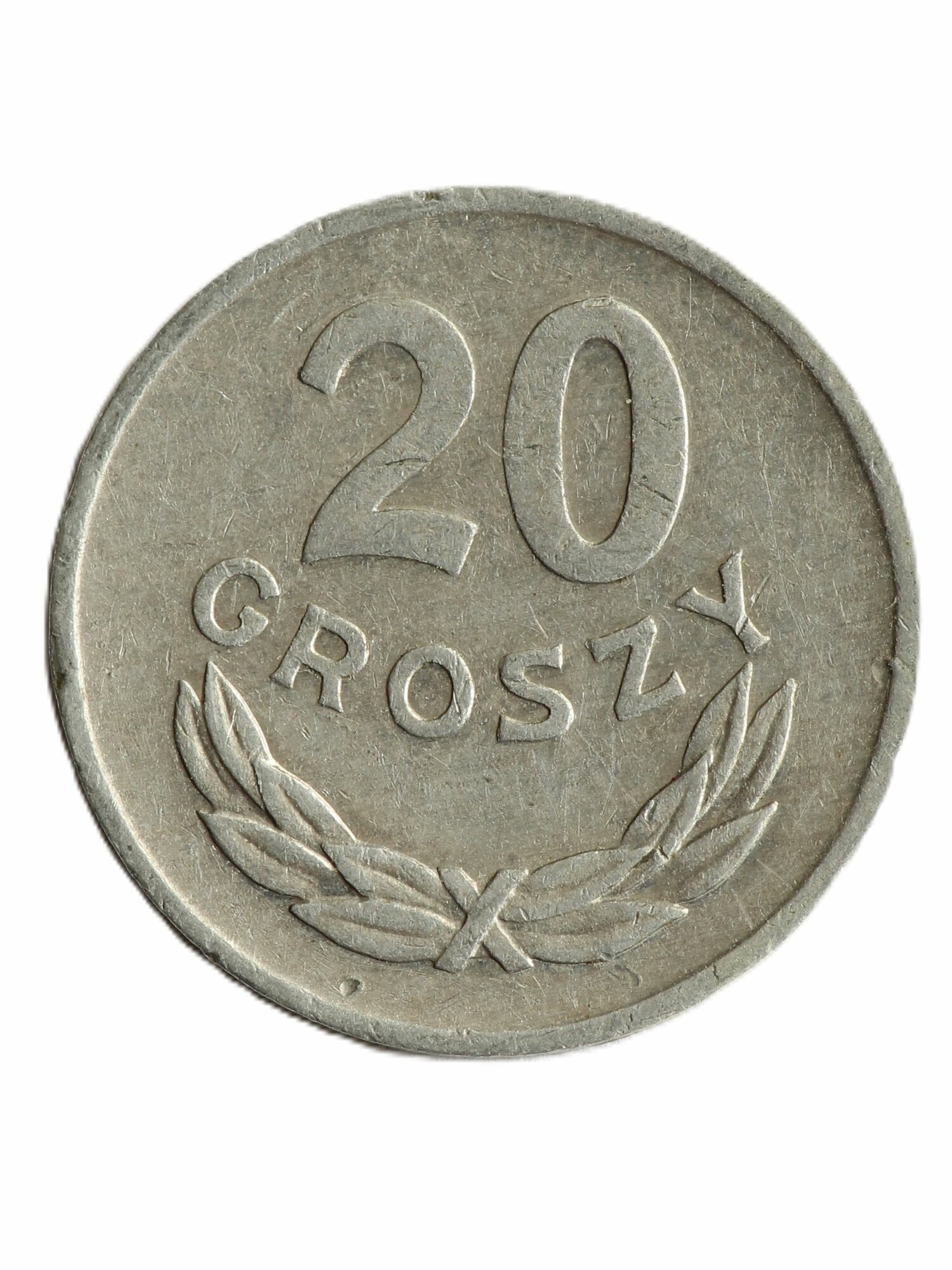 Подлинная монета Польши 20 грошей 1978 года