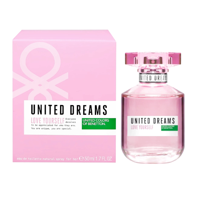 Benetton United Dreams Love Yourself 50 мл для женщин и мужчин / Юнайтед Дримс Лав