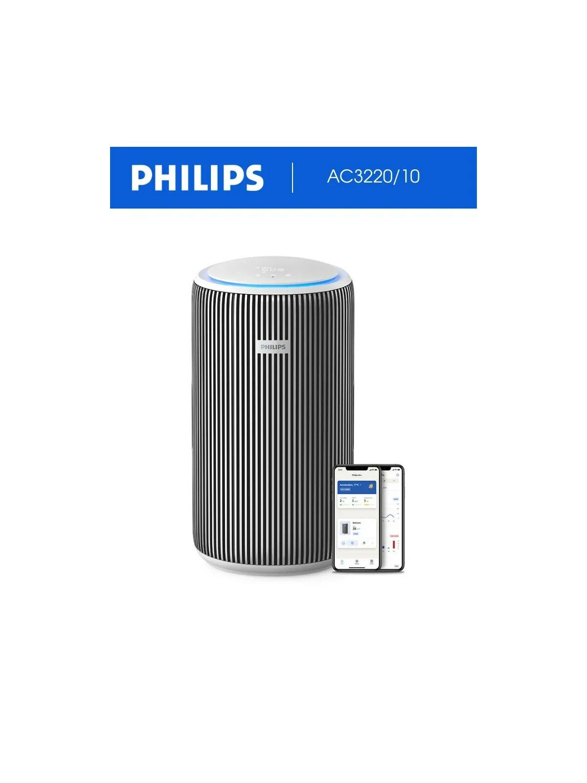 Умный воздухоочиститель Philips 300м3/ч AC3220/10