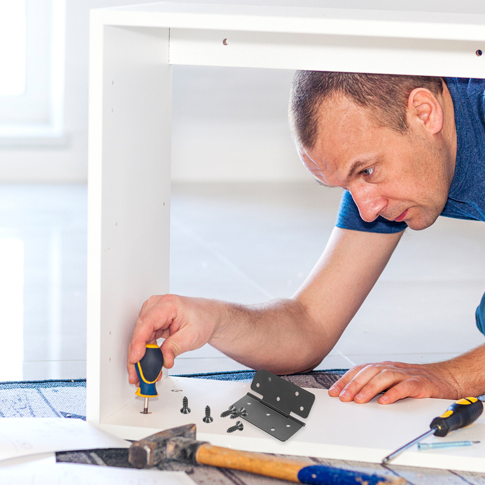 8 Штук Металлические Петли Для Складных Столиков Простые И Practical Петли Из Высококачественного Железа 5 6x4 6 Cm