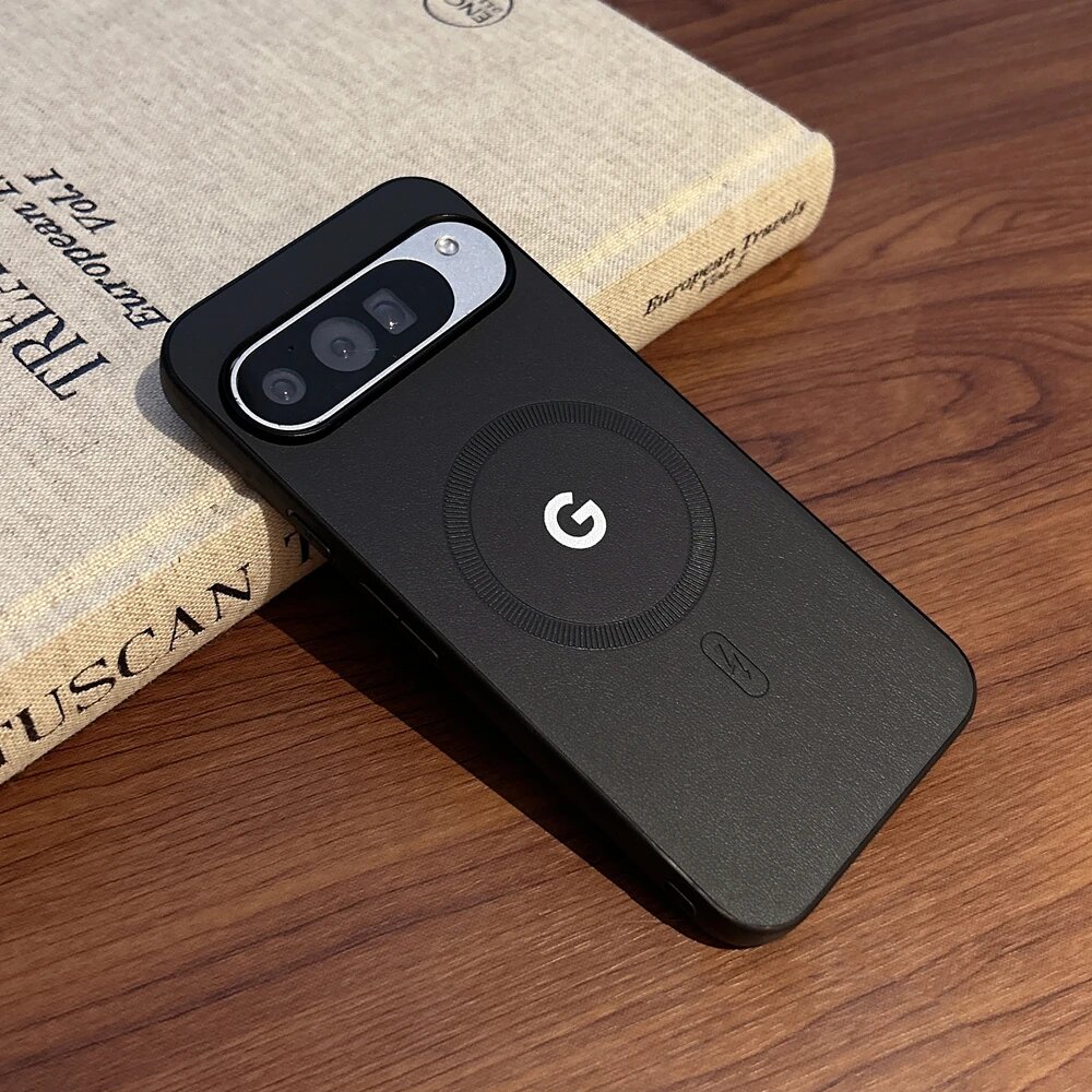 Чехол из искусственной кожи Magsafe для Google Pixel 10, 11 Pro, Google Пиксель 11, Черный, Black