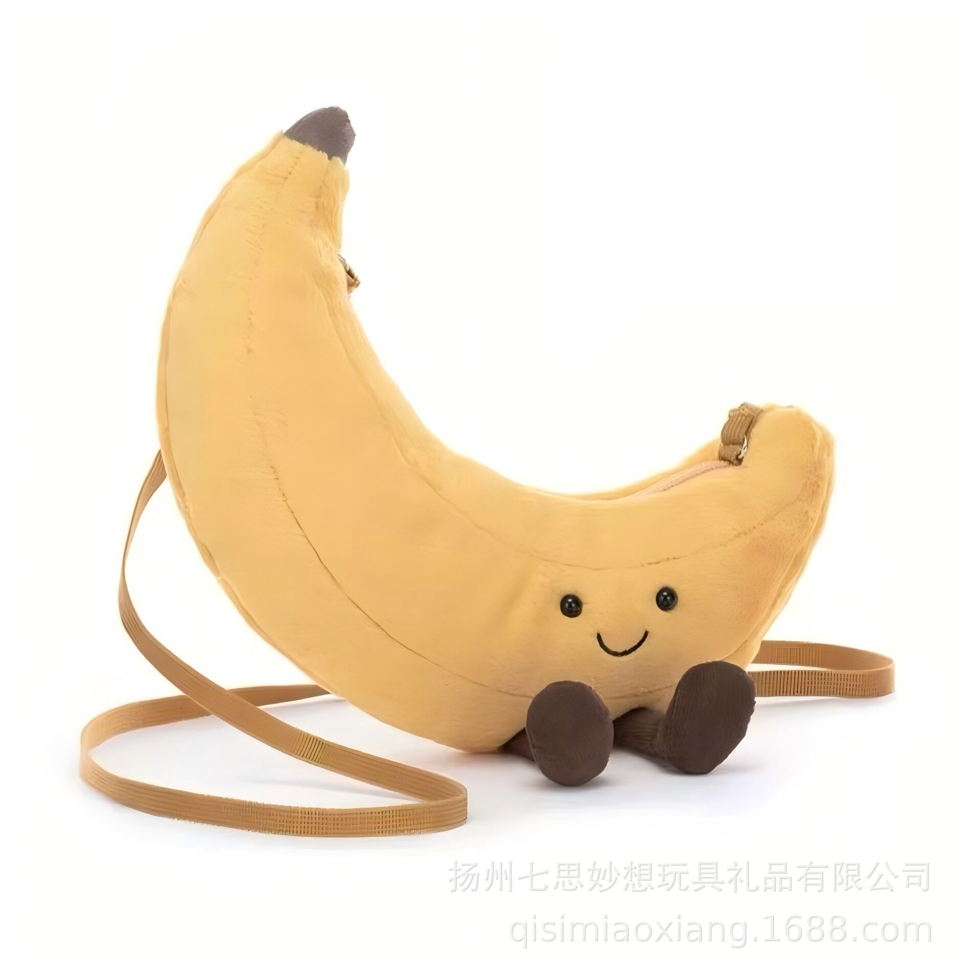 Мягкая сумка через плечо Jellycat Банан плюшевая сумка игрушка подарок для женщин и детей