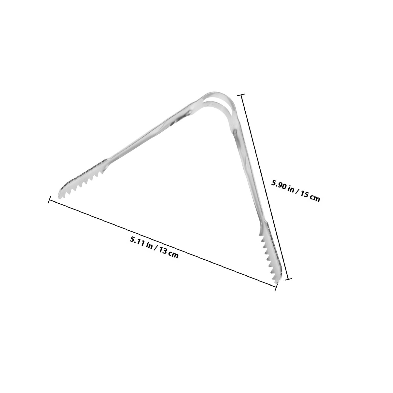 2 Шт Тongs Из Нержавеющей Стали Для Подачи Еды Размер 15.00X13.00X1.30Cm