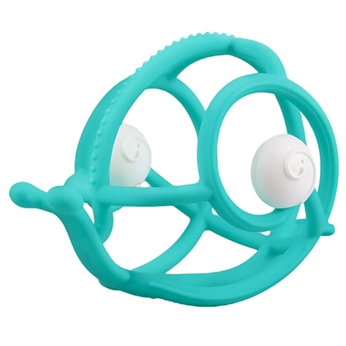 Погремушка Mombella улитка, teal