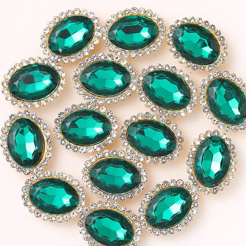 Хрустальные стразы для декора 50 шт. 8x10mm, 09