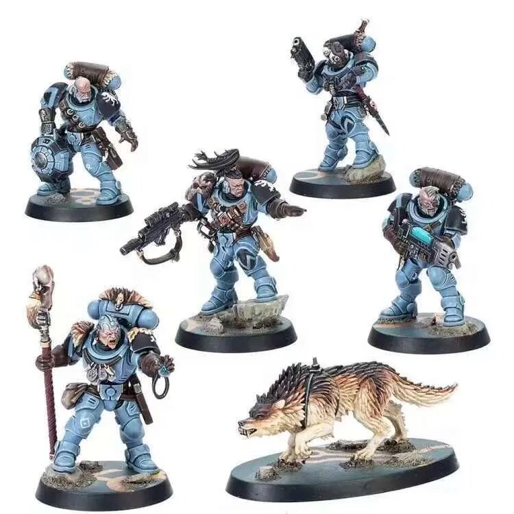 Wolf Scouts Kill Team Warhammer 40K Смоляная модель (не собрана, не окрашена)