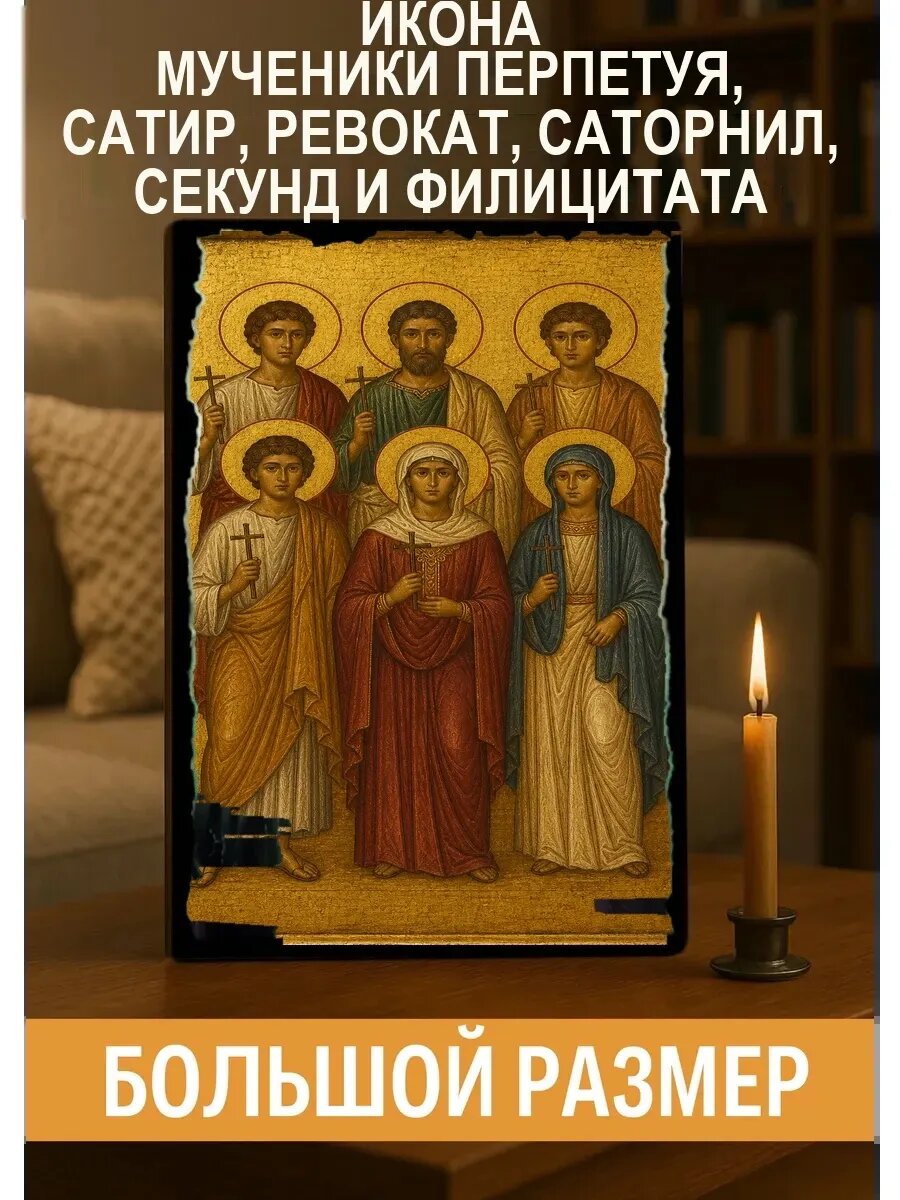 Икона Перпетуя, Сатир, Ревокат, Саторнил, Секунд и Филицитата