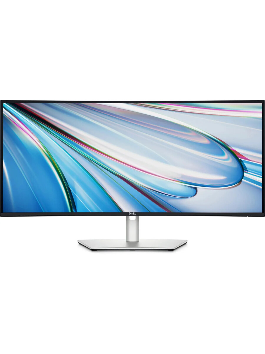 Монитор 34" Dell, UltraSharp U3425WE, IPS, 120Гц, 21:9, Черный/Серебристый