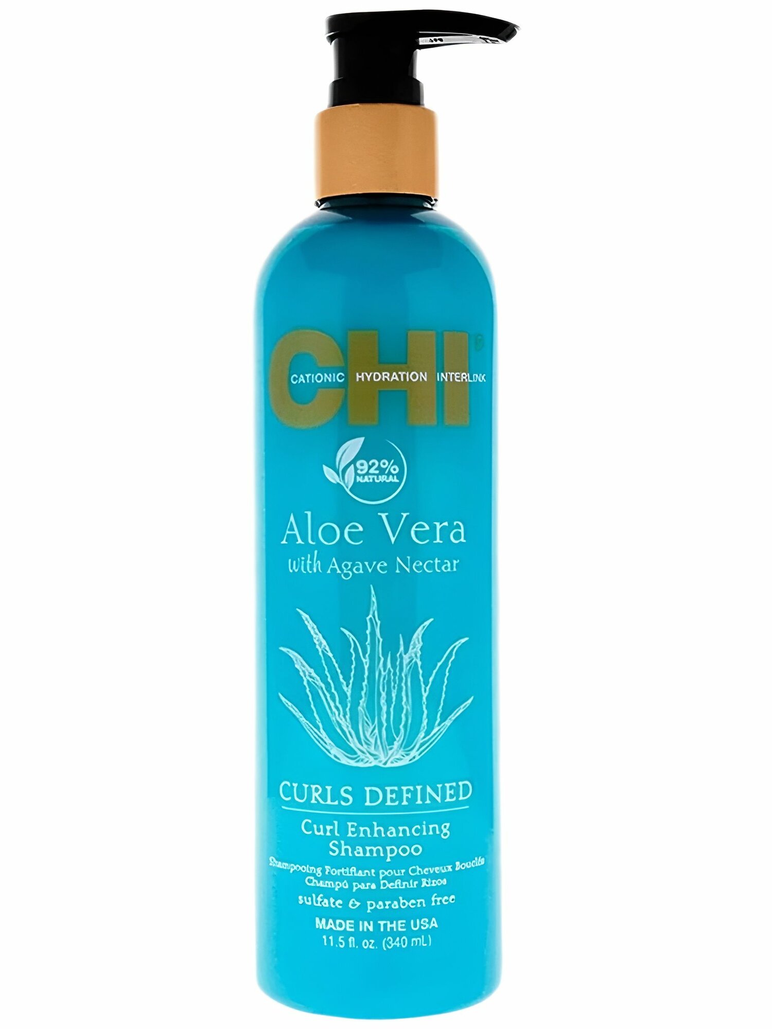 Шампунь CHI Aloe Vera with Agave Nectar для вьющихся волос, 739 мл