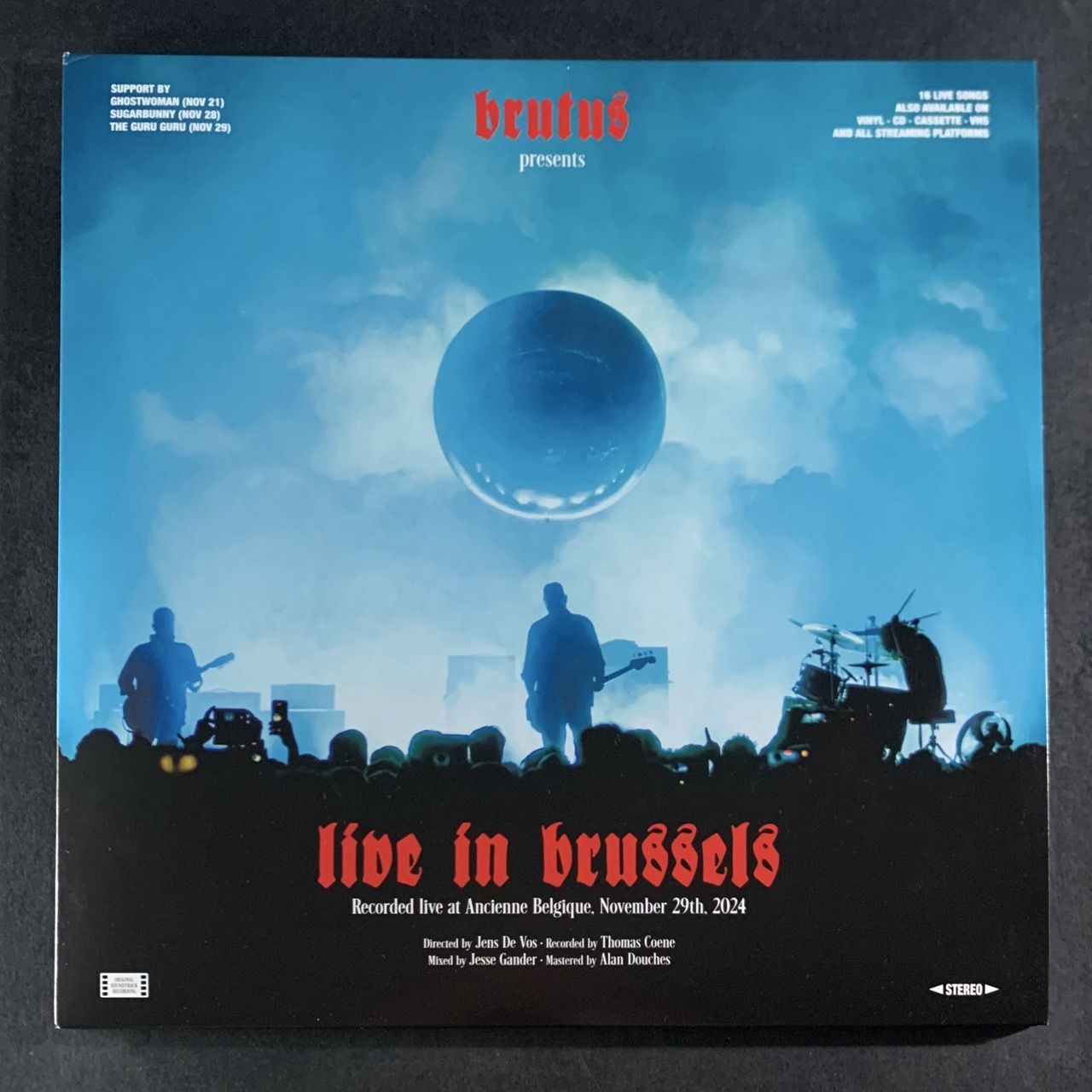 Brutus - Live In Brussels (Red vinyl) (б/у виниловая пластинка, LP)