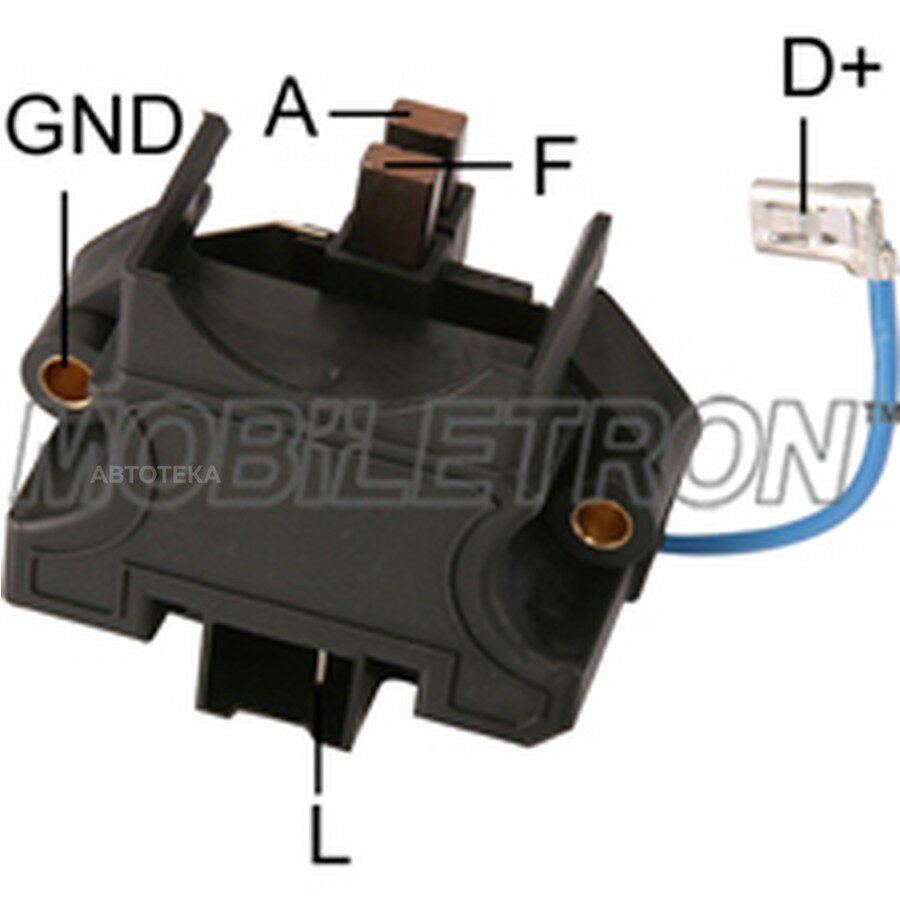 Реле-регулятор генератора VALEO 14.5V \IP125\130661 \PEUGEOT: RENAULT: VOLVO: MOBILETRON VRPR124