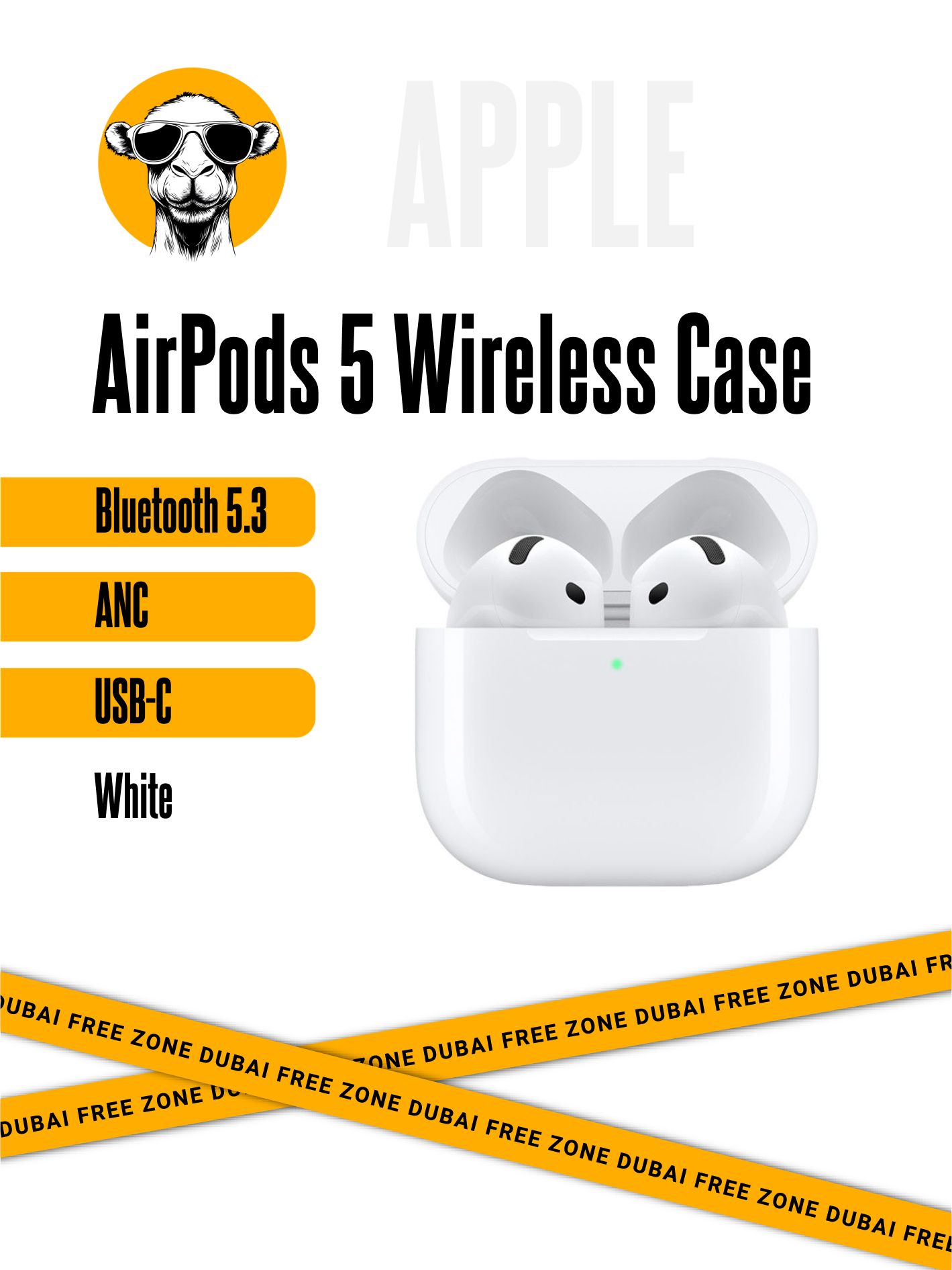 Наушники Apple Airpods 5 with Wireless Charging Case