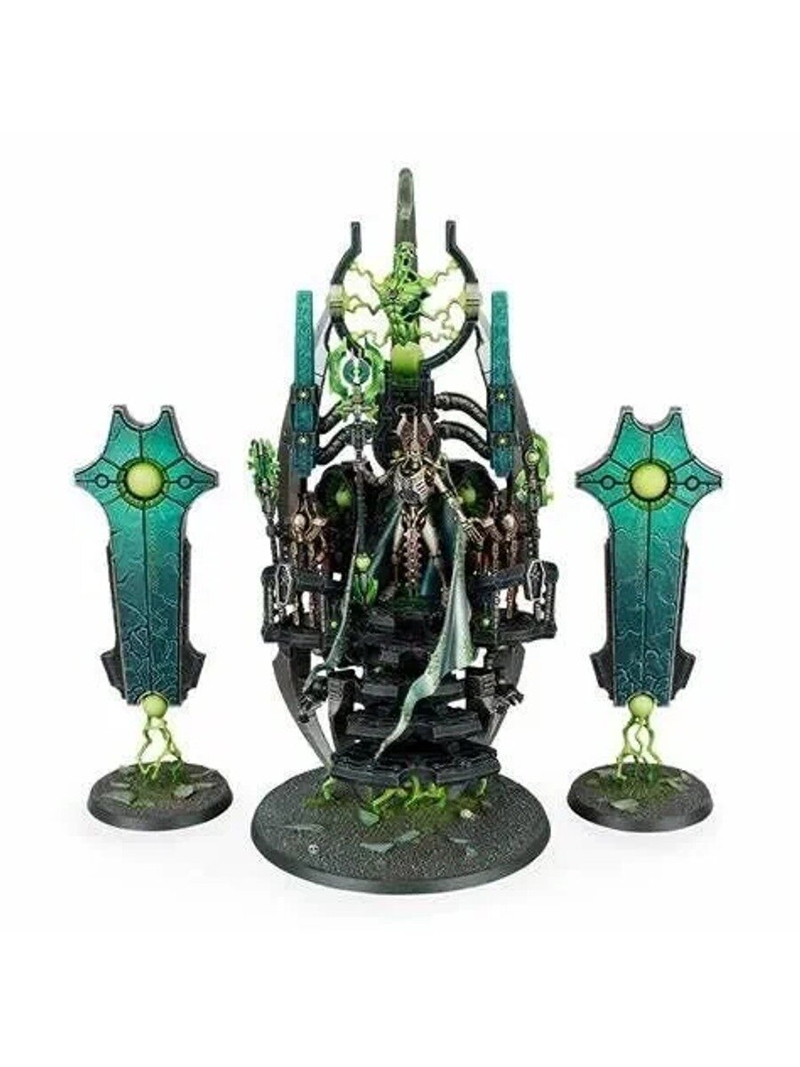 Смоляная миниатюра Warhammer 40000 Szarekh, the Silent King для настольной игры, неокрашенная, не в сборе