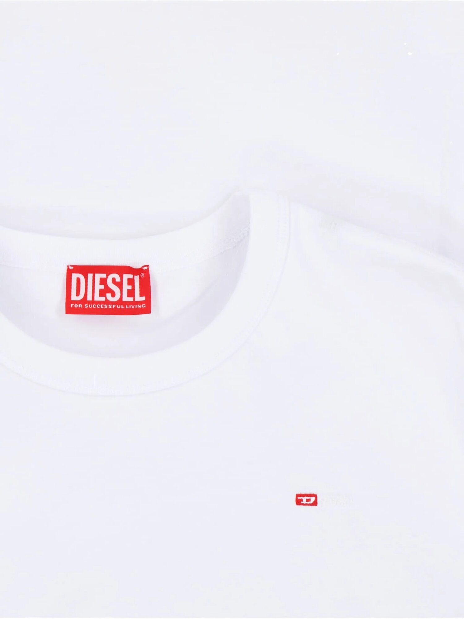 Футболка DIESEL T-Adjust-Microdiv, размер 2XL, белый — фото 1