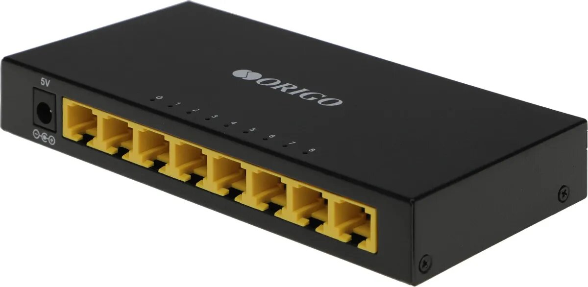 Коммутатор ORIGO OS1208, неуправляемый