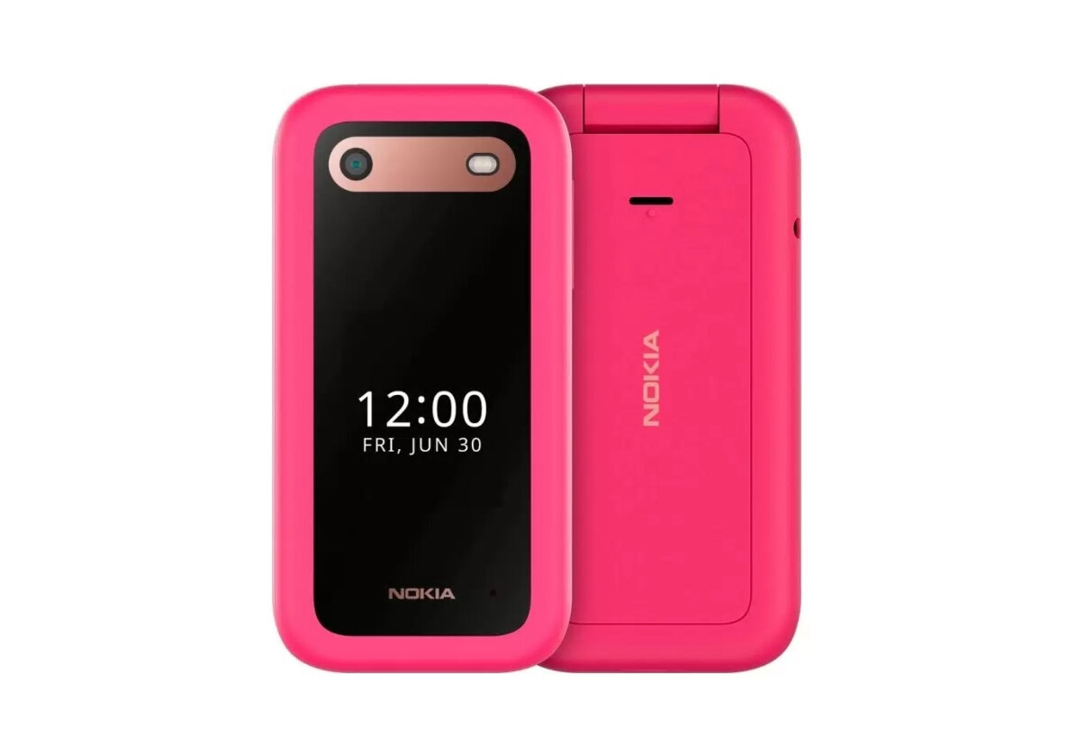 Мобильный телефон Nokia 2660 DS TA-1469 Розовый 2 sim 2.8″ цветной 2G, 3G, 4G (LTE) 1450 mAh RU