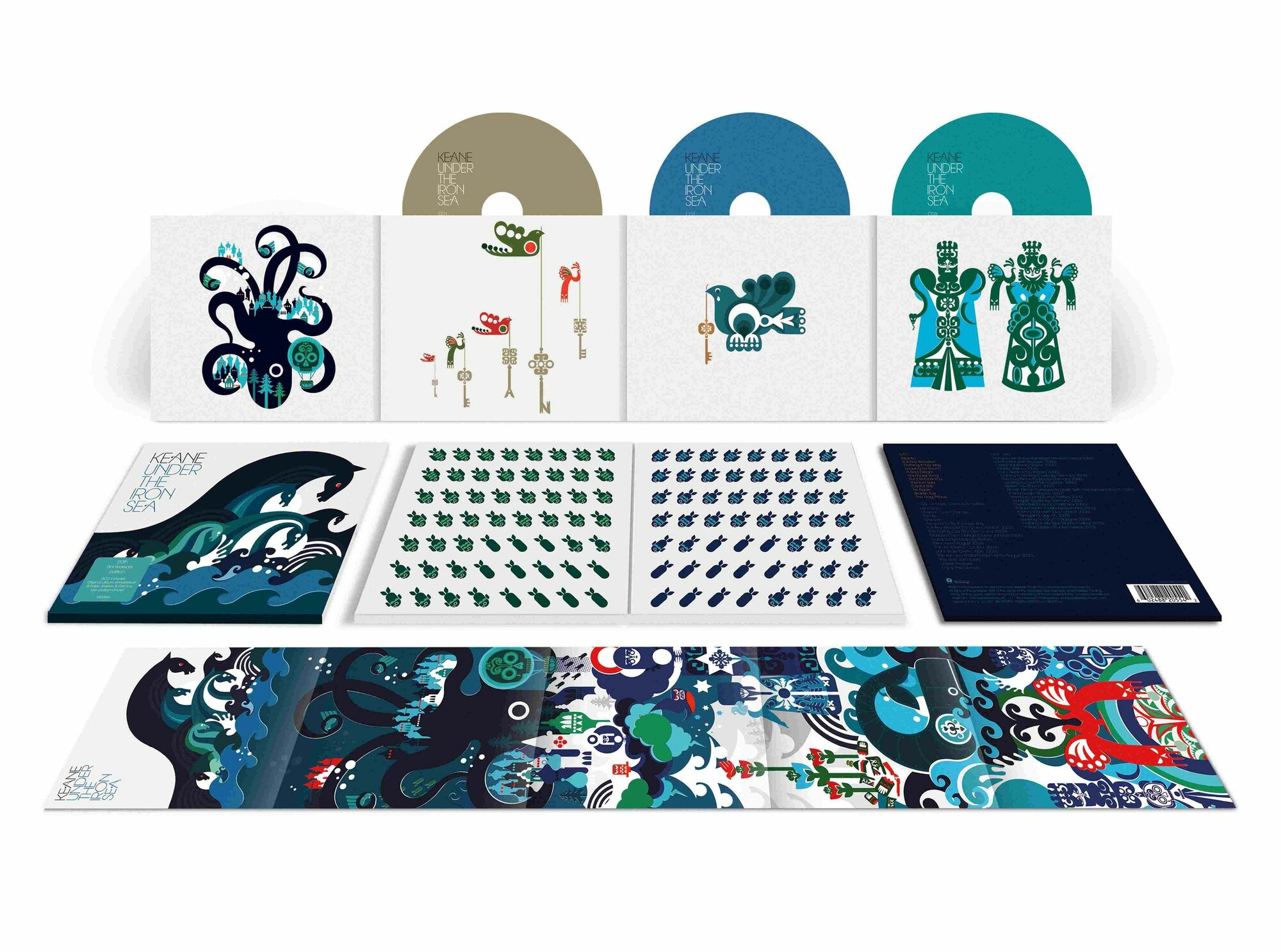 Компакт-диск Keane - Under The Iron Sea (20th Anniversary) (Deluxe Edition) (3 CD) (1 CD)