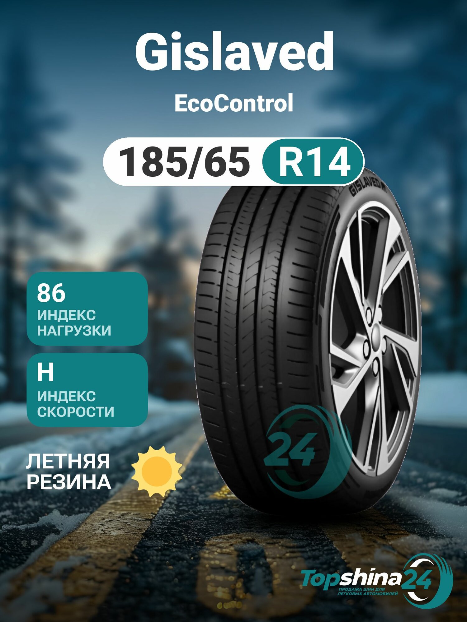 Шины летние Gislaved EcoControl 185/65 R14 H86