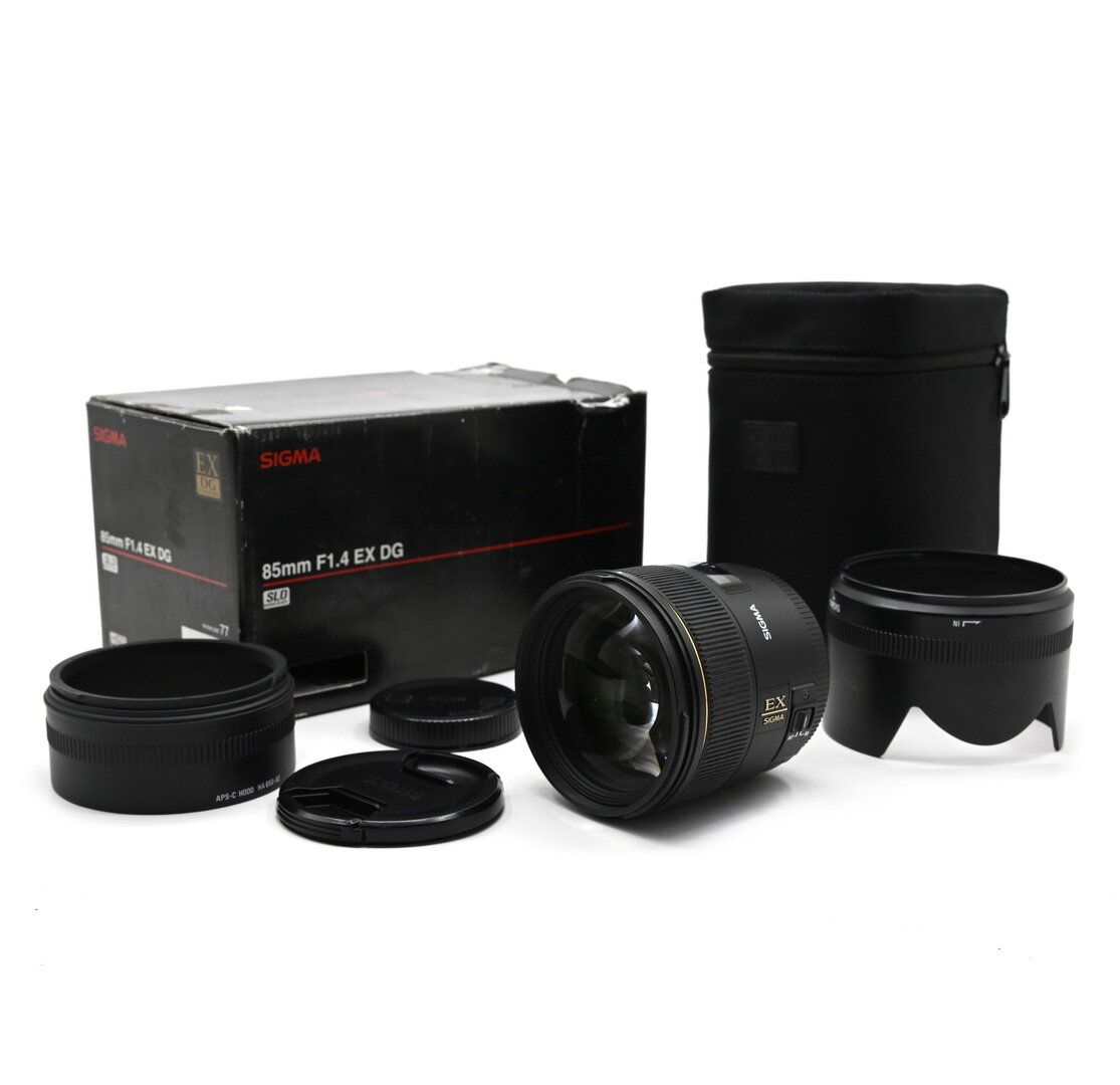 Sigma AF 85mm f/1.4 EX DG HSM Sony A в упаковке