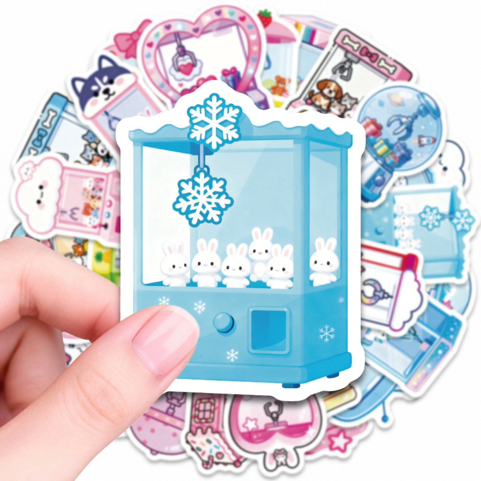 56 шт. милых наклеек для скейтборда и шлема, износостойкие стикеры для украшения экипировки