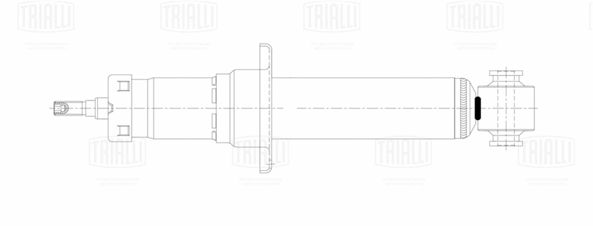 Амортизатор Для А/М Bmw X3 (F25) (10-) Задн. (TRIALLI AG26507)