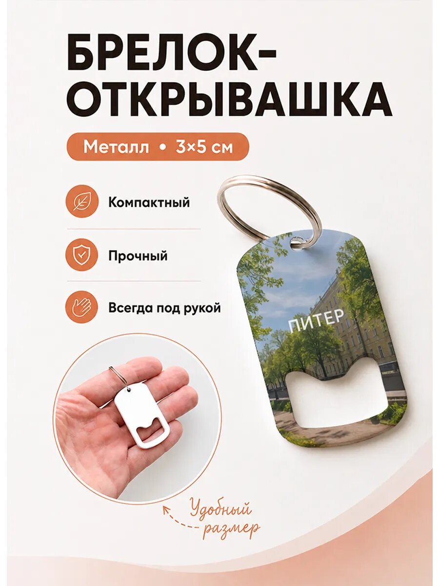 Брелок открывашка "Улица Вдоль Канала"