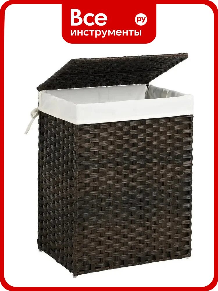 Корзина для белья Homium for Home, One, 46x33x60 см, под ротанг laundry11