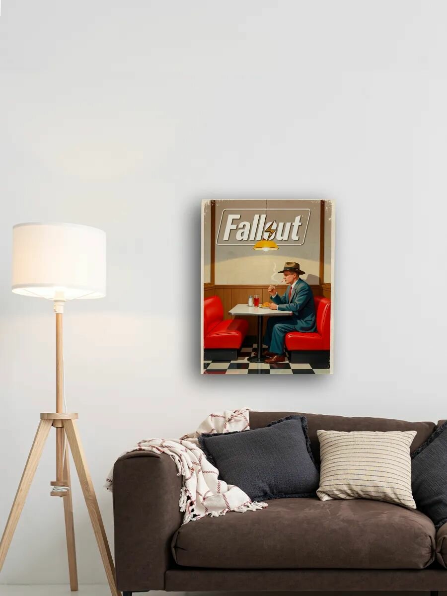 Картина на стену Fallout, на подрамнике, 1шт, 25х17 размер. — фото 1