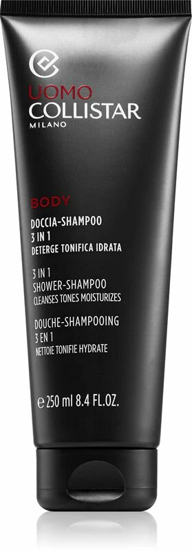 Collistar Мужской гель для душа и шампунь Uomo Depilatory Cream for Men 250 мл