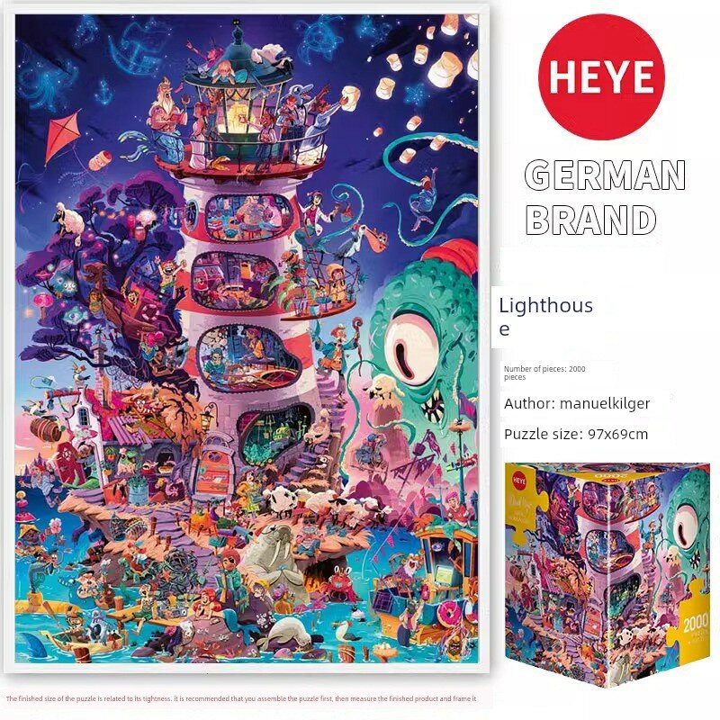 HEYE Пазл для взрослых 2000 деталей - Тема Маяк с высокой сложностью