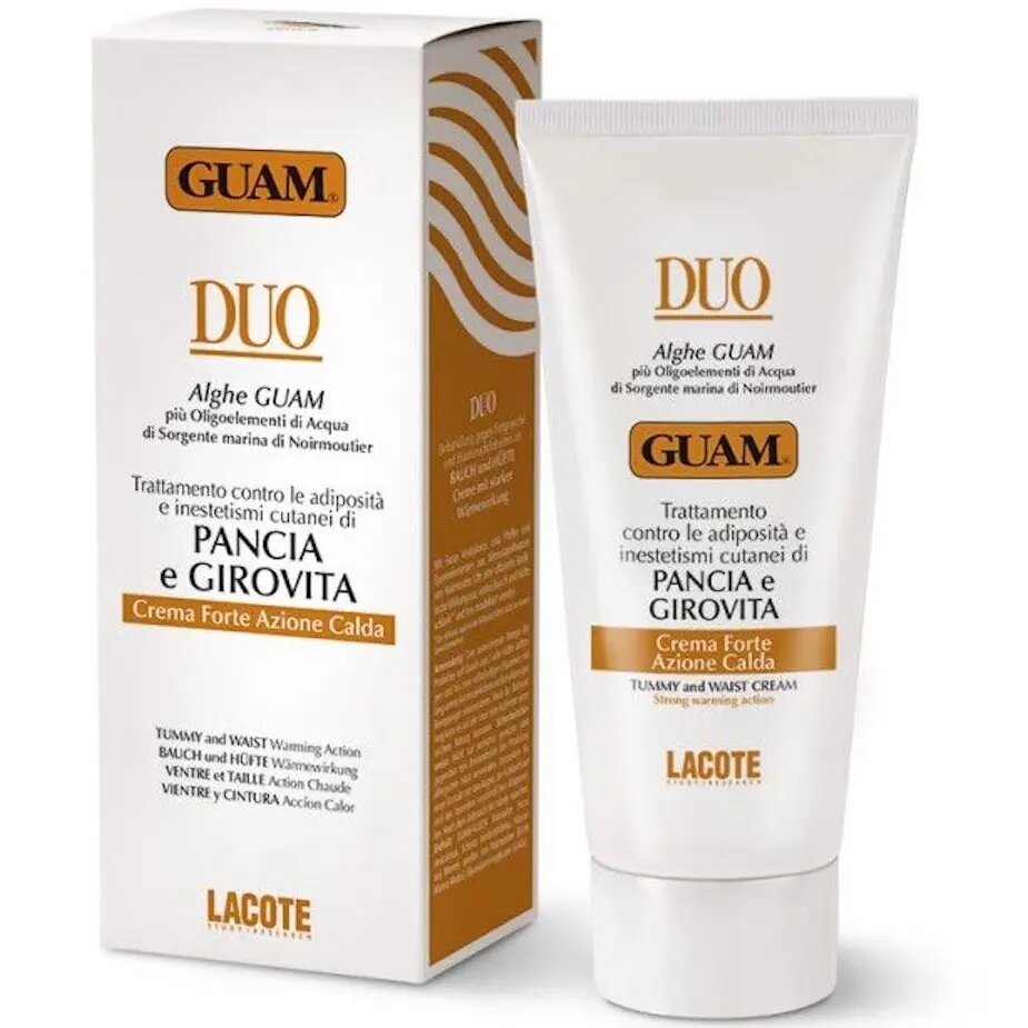 GUAM Крем с разогревающим эффектом для живота и талии, 150 мл