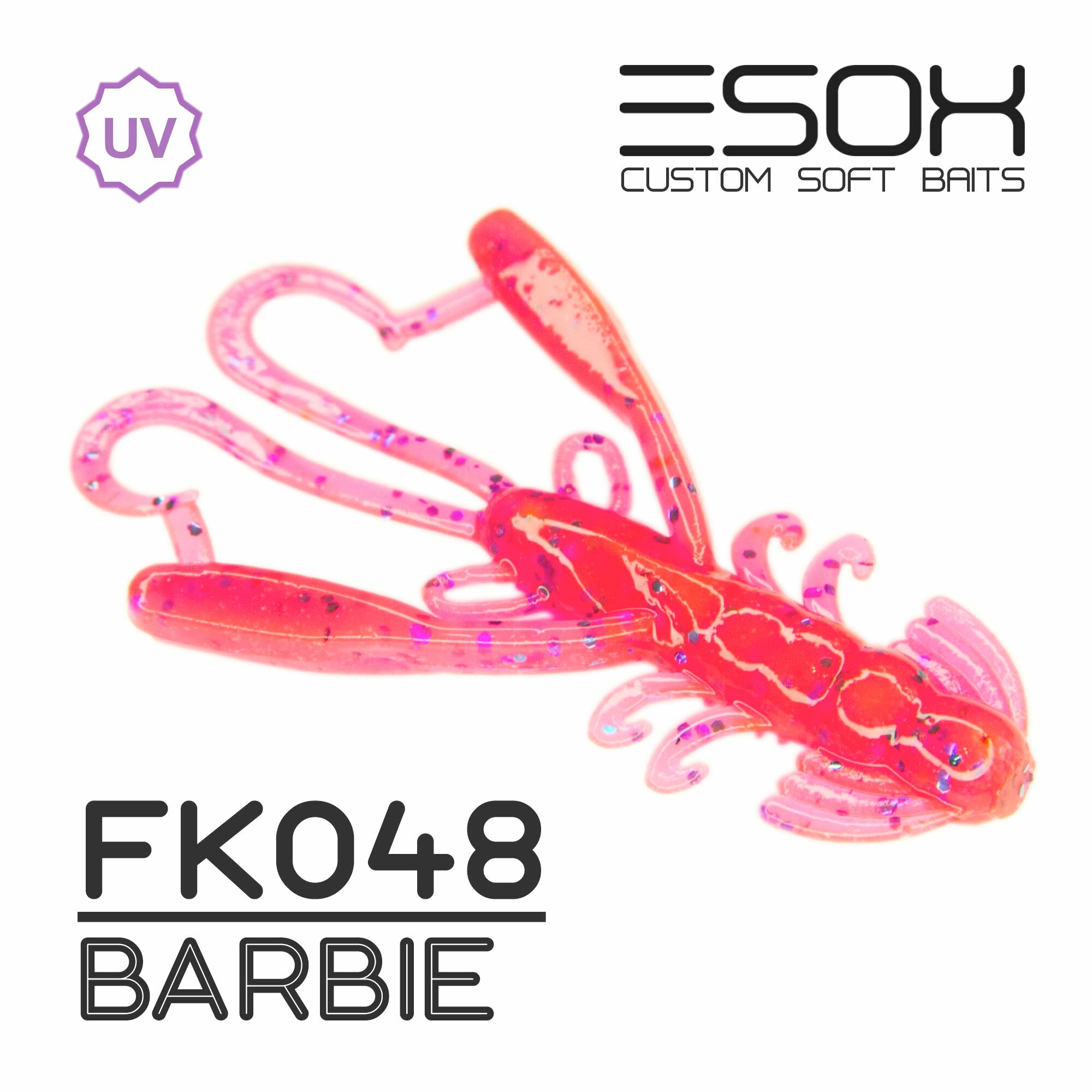 ESOX Jump Craw 2" (50мм) 8шт. / Мягкая приманка для рыбалки
