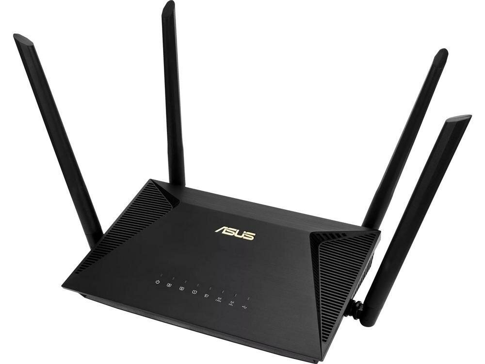 Роутер беспроводной Asus RT-AX1800U AX1800 10/100/1000BASE-TX/4G ready черный