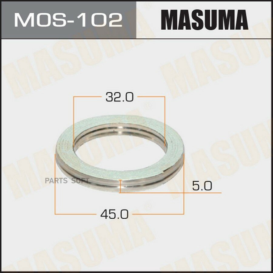 Кольцо глушителя MASUMA MOS-102 | цена за 1 шт