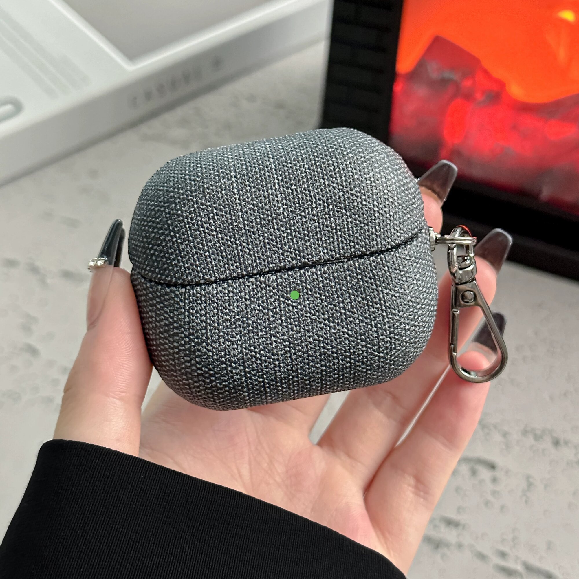 Защитный чехол для Galaxy Buds 3 в черном цвете, прочный и элегантный для беспроводных наушников