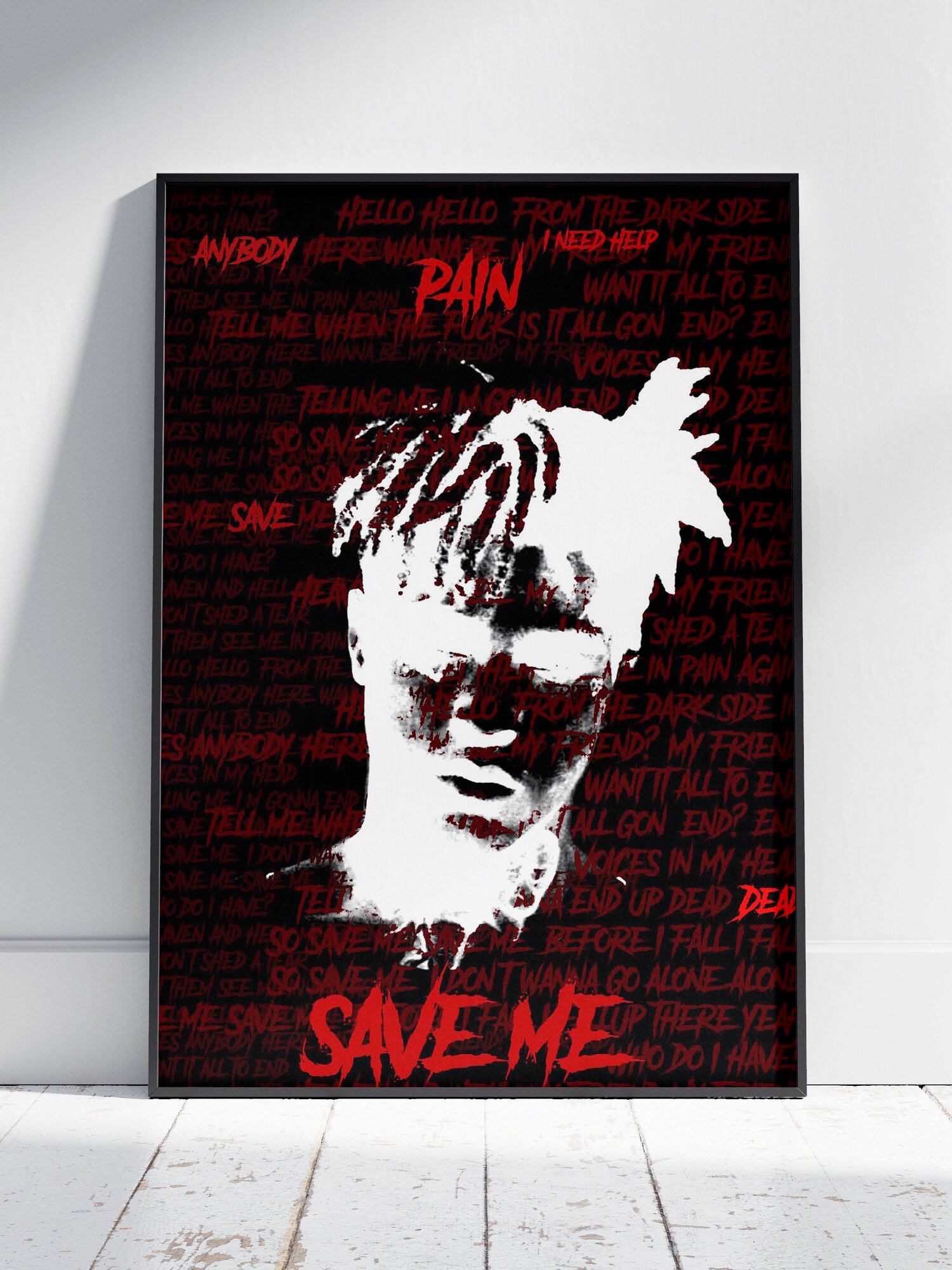 Плакат на стену для интерьера XXXTentacion (Тентасьон 50) - Постер по музыке и артисту формата A4 (21x30 см)