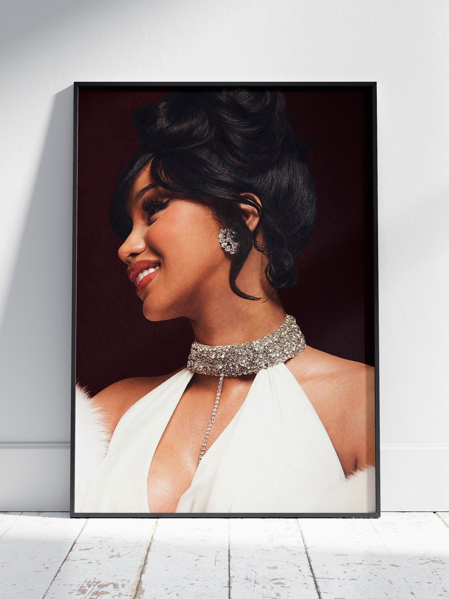 Плакат на стену для интерьера Карди Би (Cardi B 25) - Постер по музыке и артисту формата A4 (21x30 см)
