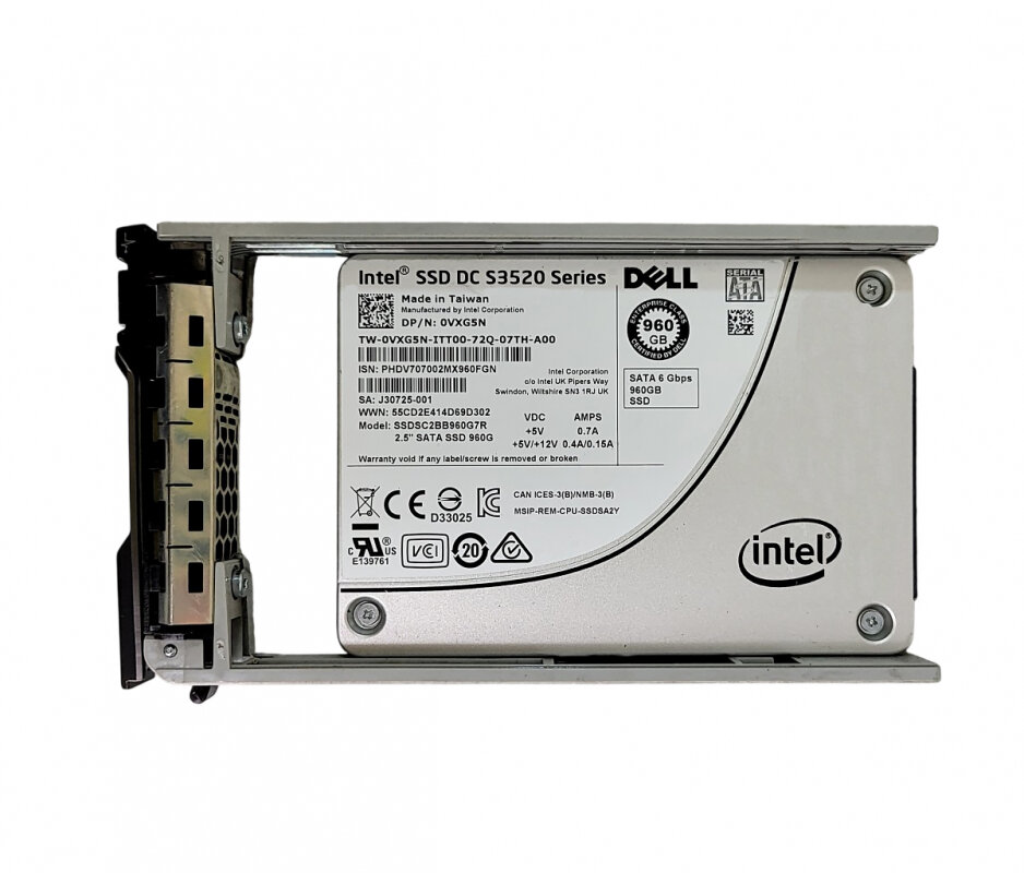 Жесткий диск Dell 0VXG5N 960Gb SATAIII 2,5" SSD