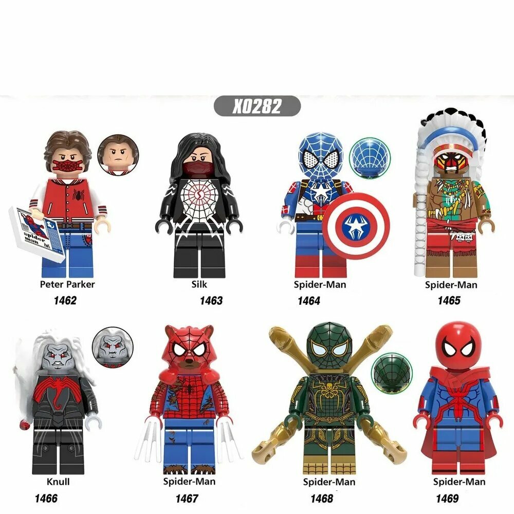 Минифигурка игрушечной модели Marvel Avengers 8PC