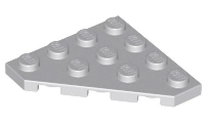 Деталь Lego 30503 Wedge, Plate 4 x 4 Cut Corner