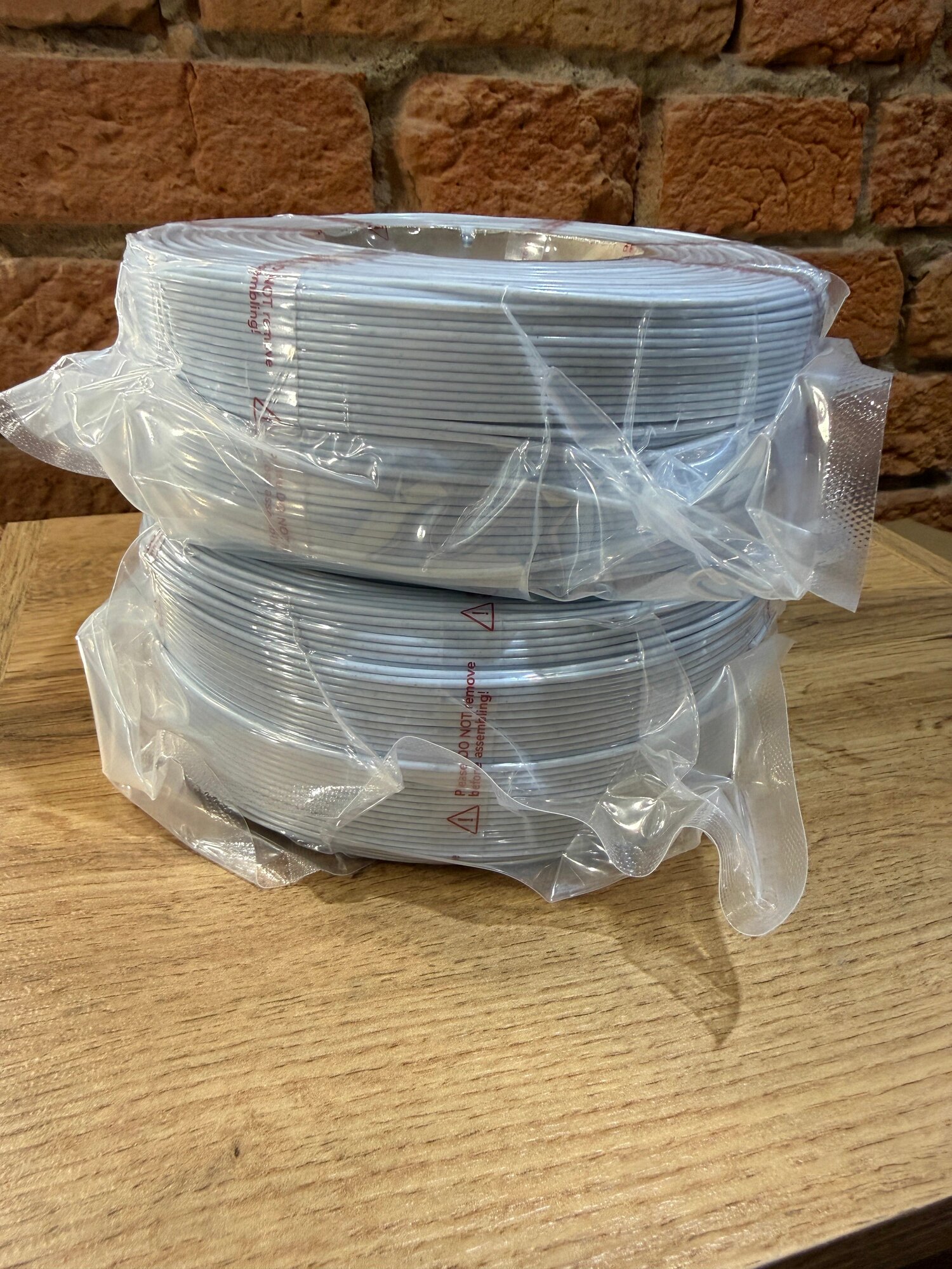 Пластик 3D Techcore PETG HF Marble White для 3D-принтера, филамент 1.75 мм, мраморный белый, с катушкой
