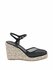Эспадрильи Stuart Weitzman Mesh buckle heeled espadrilles, размер 40, black/blac...