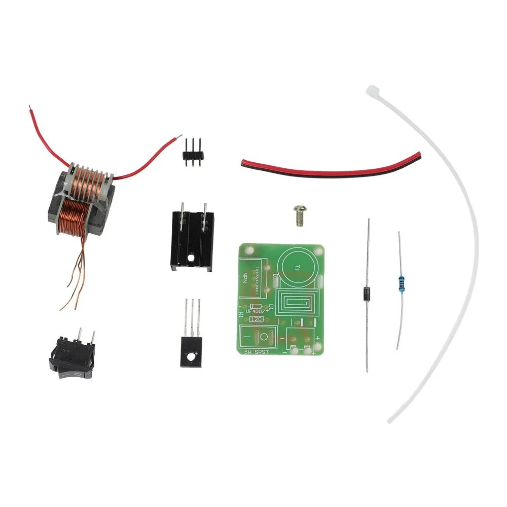 DIY kit 15 КВ высоковольтный инверторный генератор искровой дуги модуль катушки зажигания 3.7 В