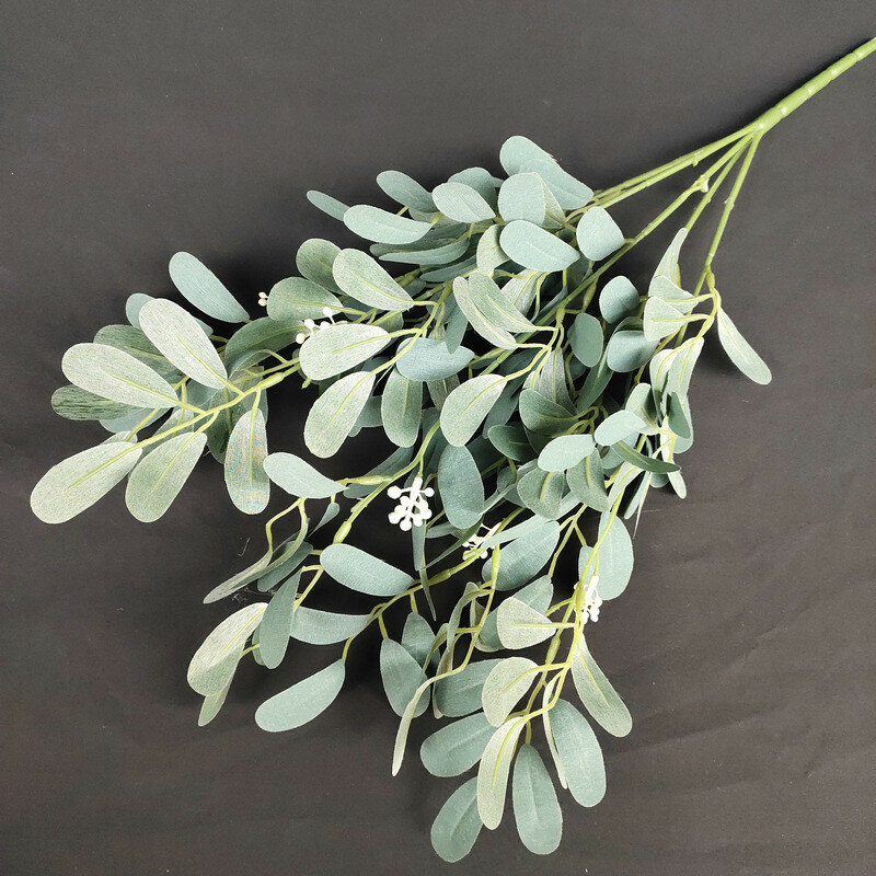 Искусственный букет из листьев арахиса шелковые цветы длинный стебель свадебное оформление домашний декор для стен styled