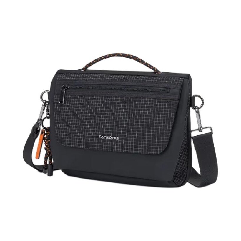 Сумка Samsonite, фактура стеганая, черный — фото 1